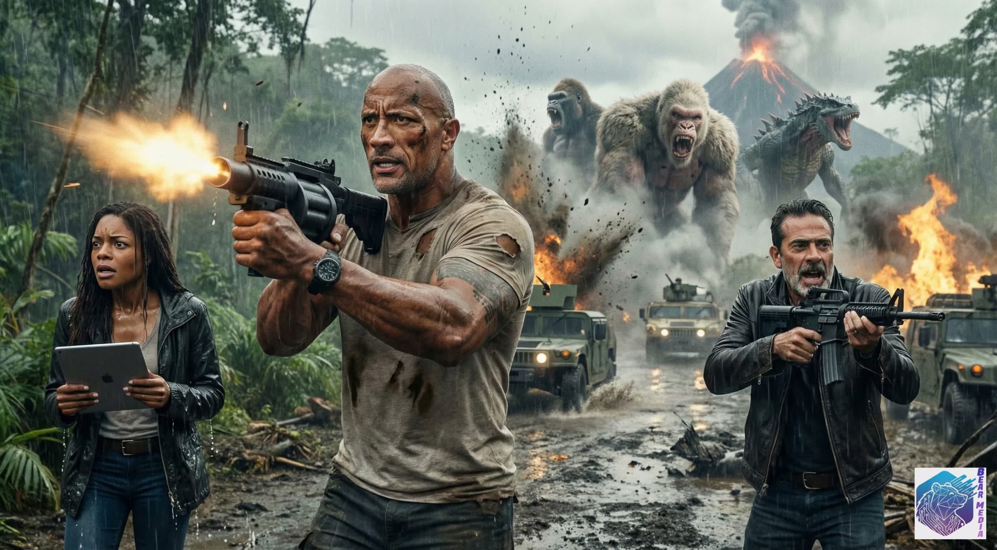 RAMPAGE 2: MONSTER ISLAND (2025) - Official Trailer